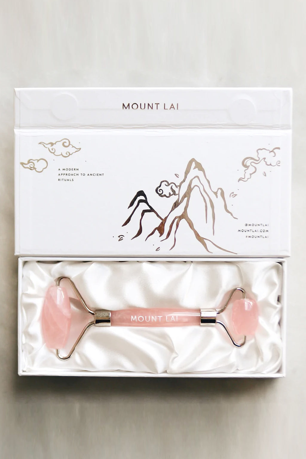 The De-Puffing Rose Quartz Facial Roller – Pinkadot